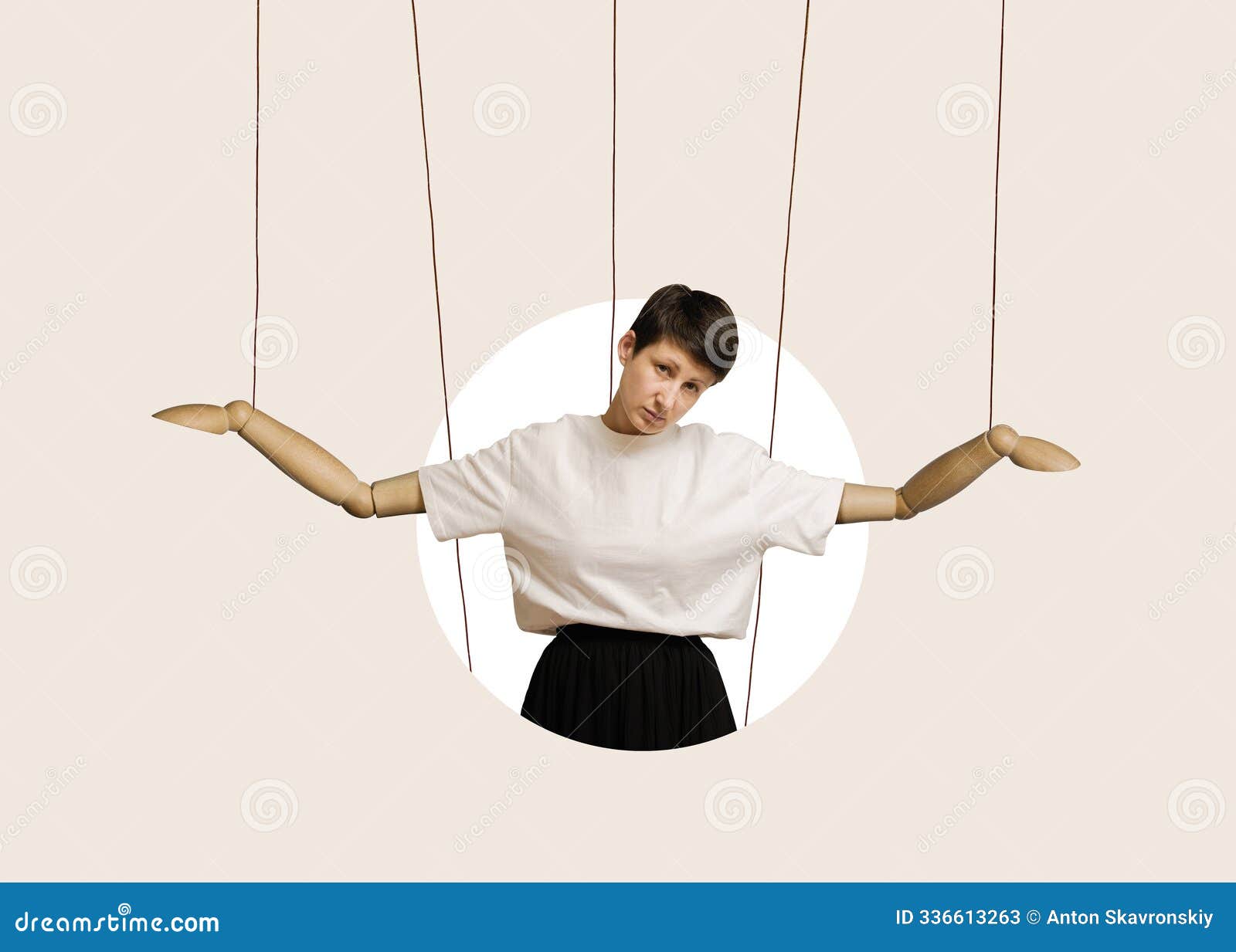 Manipulation of People, Mind Control. Concept. Stock Image - Image of ...
