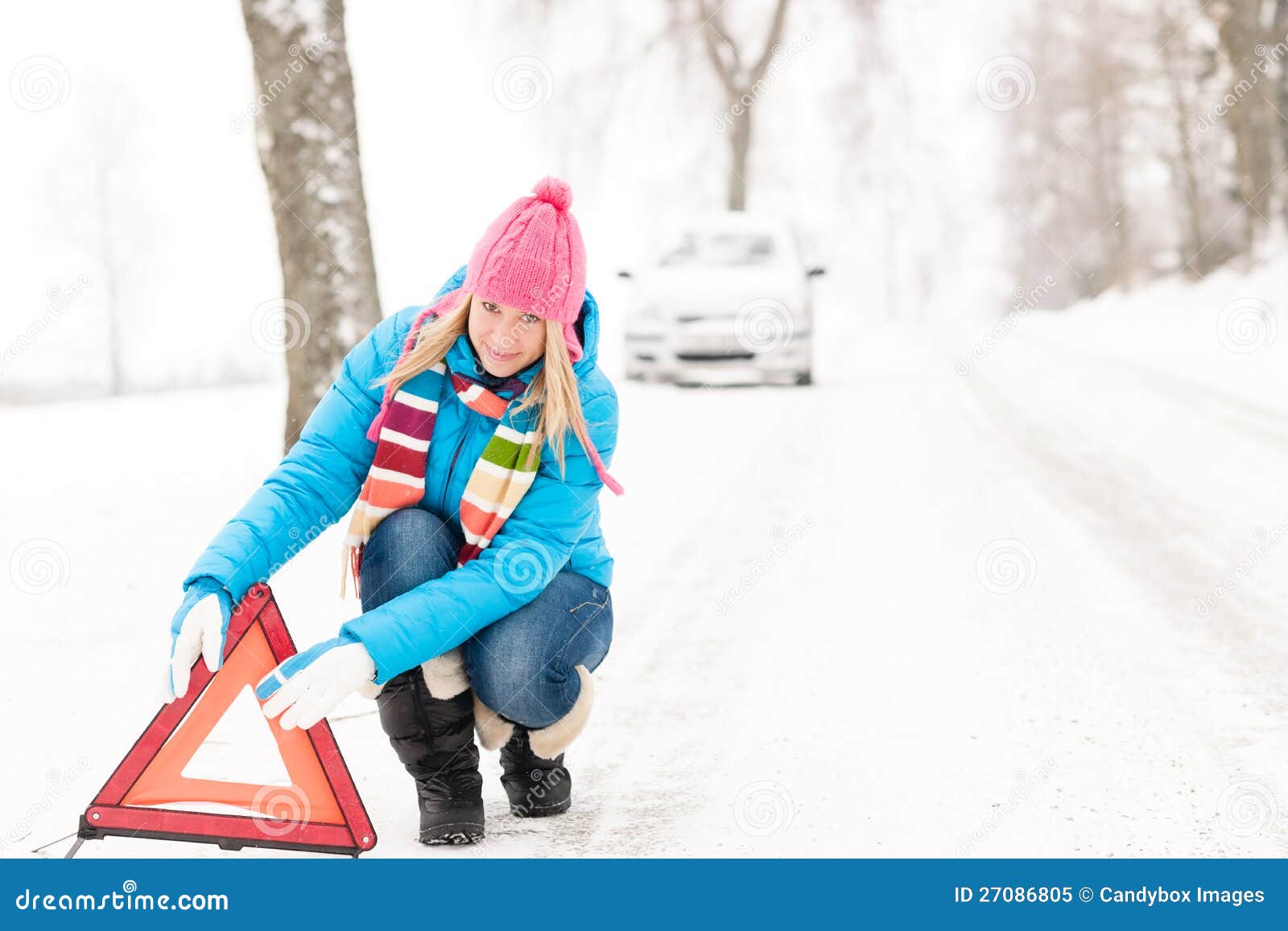 571 Car Snow Triangle Stock Photos - Free & Royalty-Free Stock Photos ...