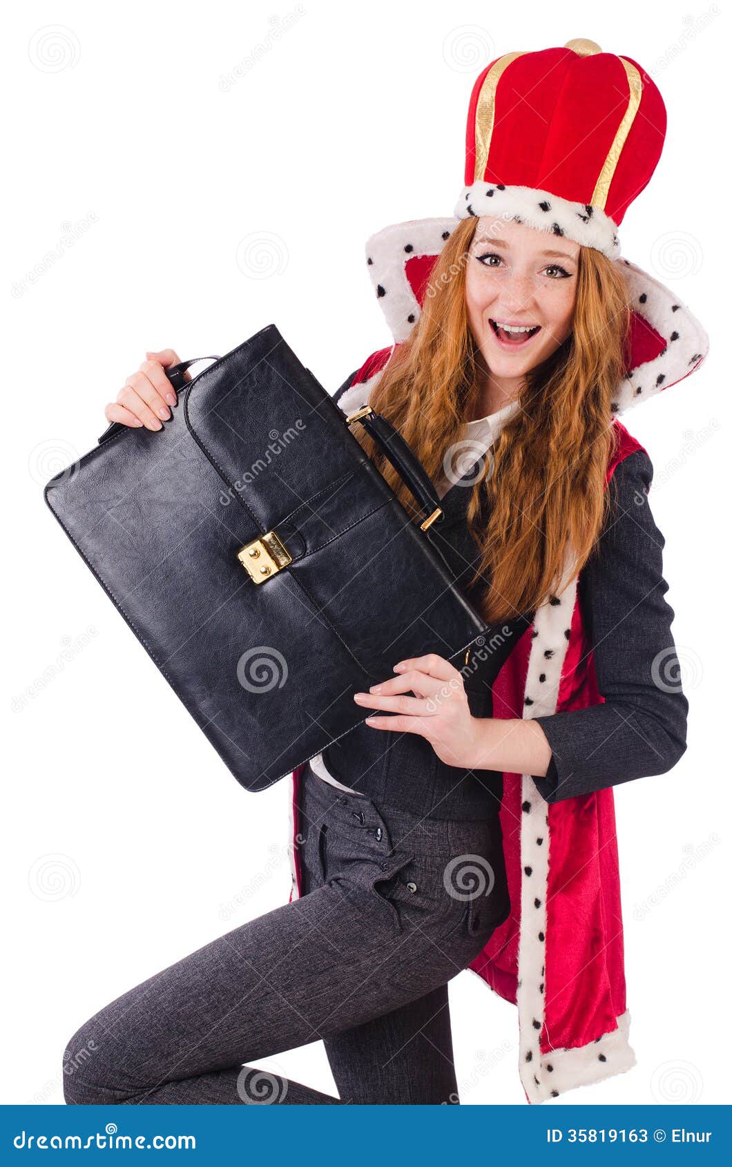 Woman queen stock image. Image of attractive, coronation - 35819163