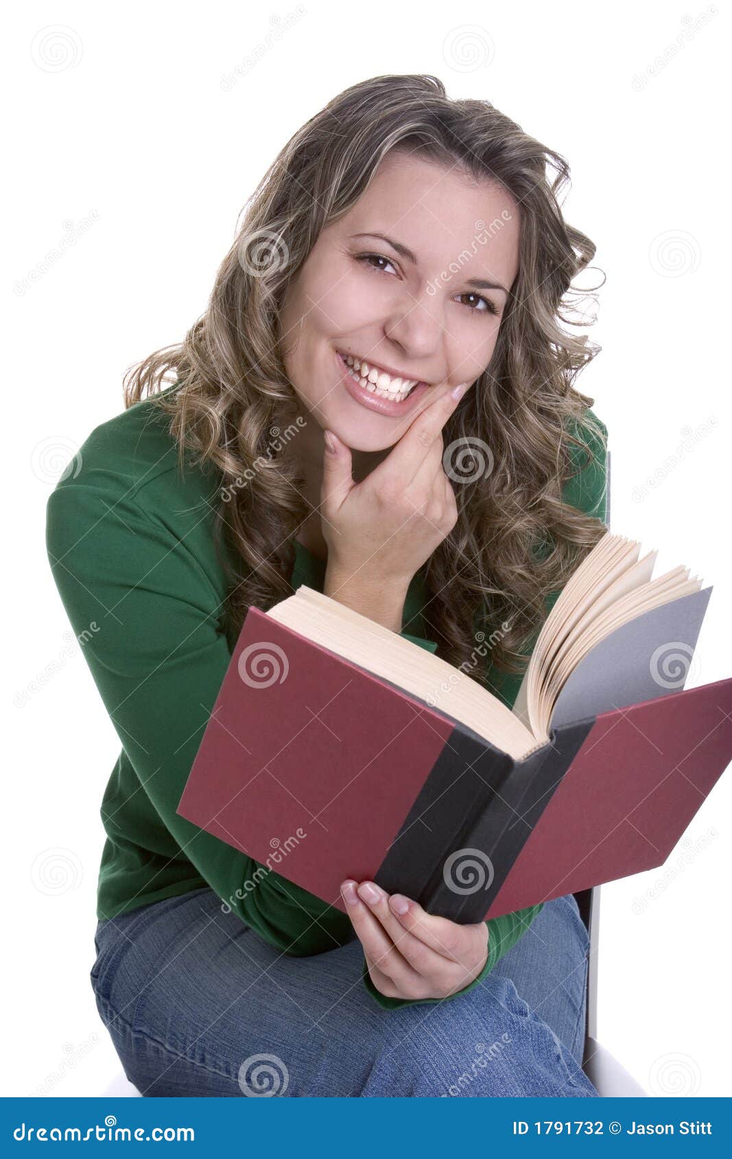 Woman Reading stock photo. Image of student, woman, girl - 1791732