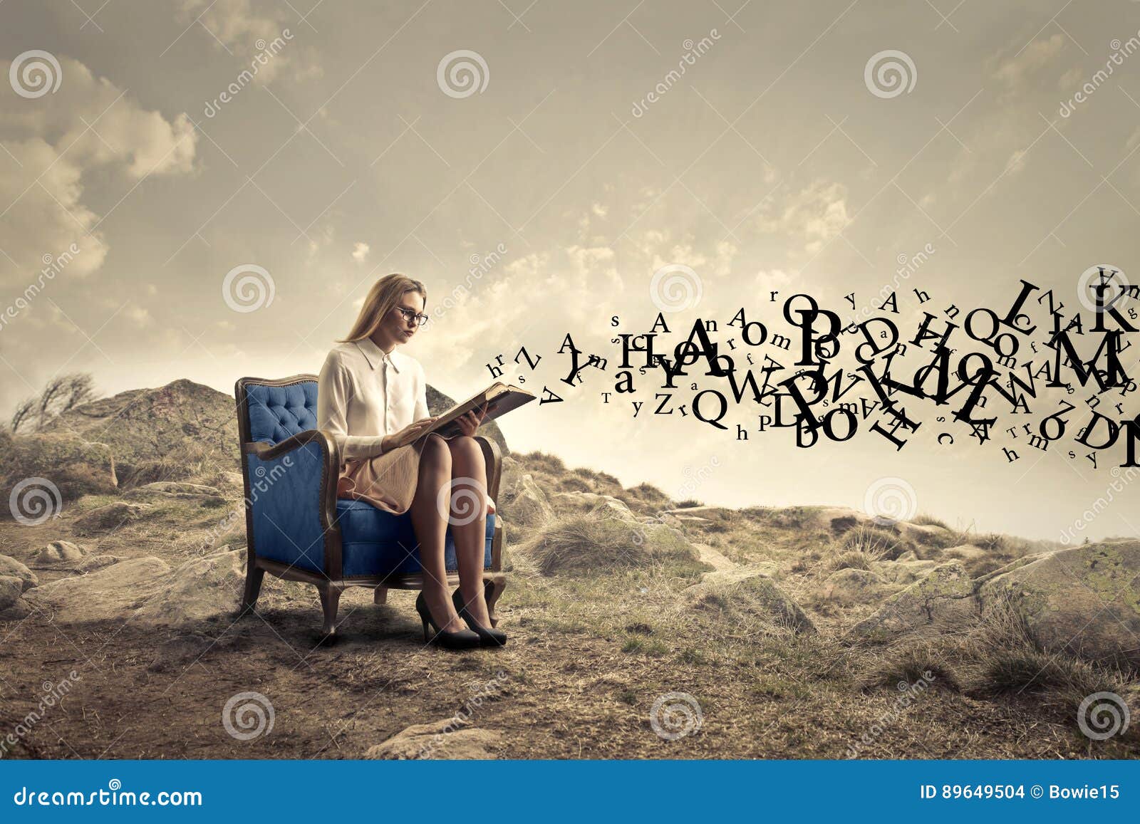 Woman reading stock photo. Image of read, education, abstract - 89649504