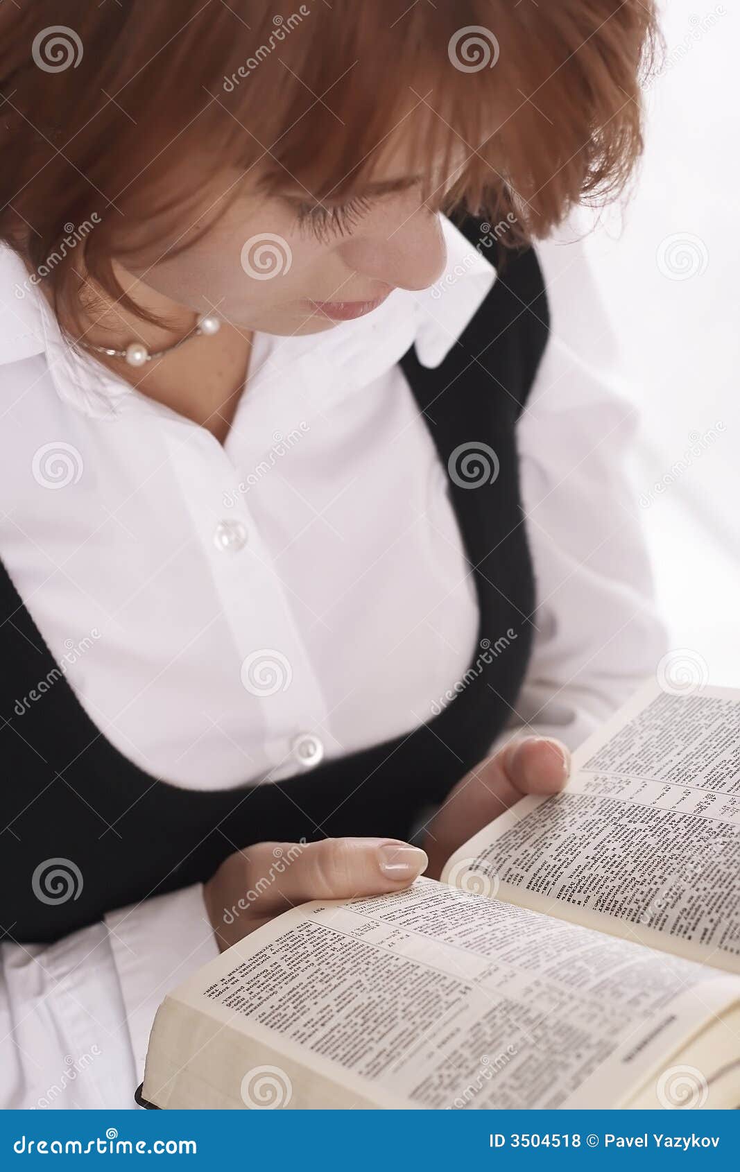 Woman Reading Bible Royalty Free Stock Photos - Image: 3504518
