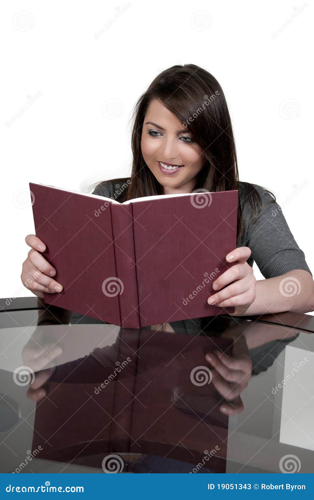 Woman Reading a Book stock image. Image of literature - 19051343