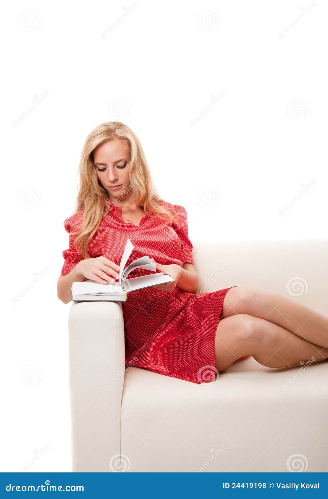 Woman reading book stock photo. Image of happy, face - 24419198