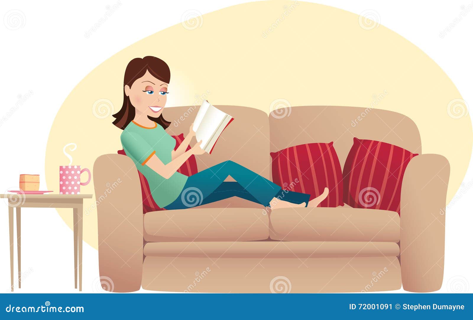 Women Reclining Royalty-Free Stock Photography | CartoonDealer.com ...