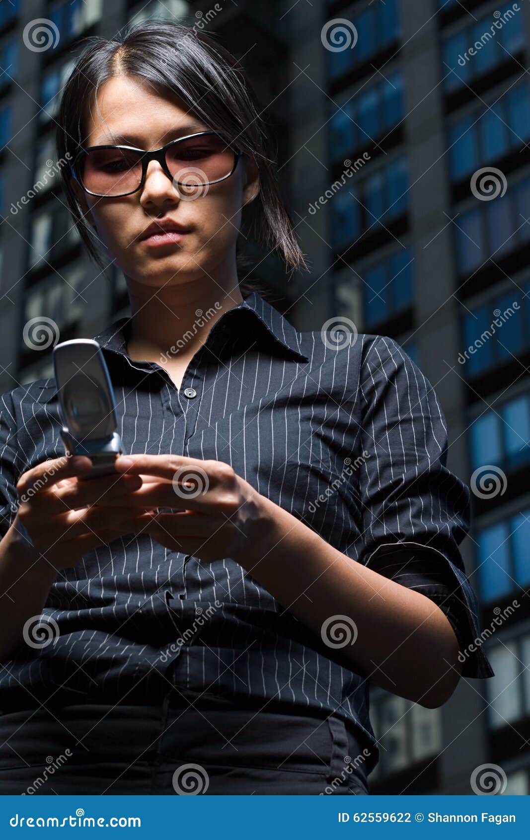 Woman Reading a Text Message Stock Photo - Image of busy, holding: 62559622