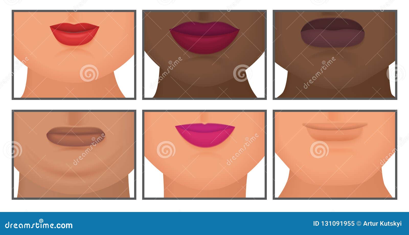 Reduce A Double Chin Cartoon Vector | CartoonDealer.com #58483293