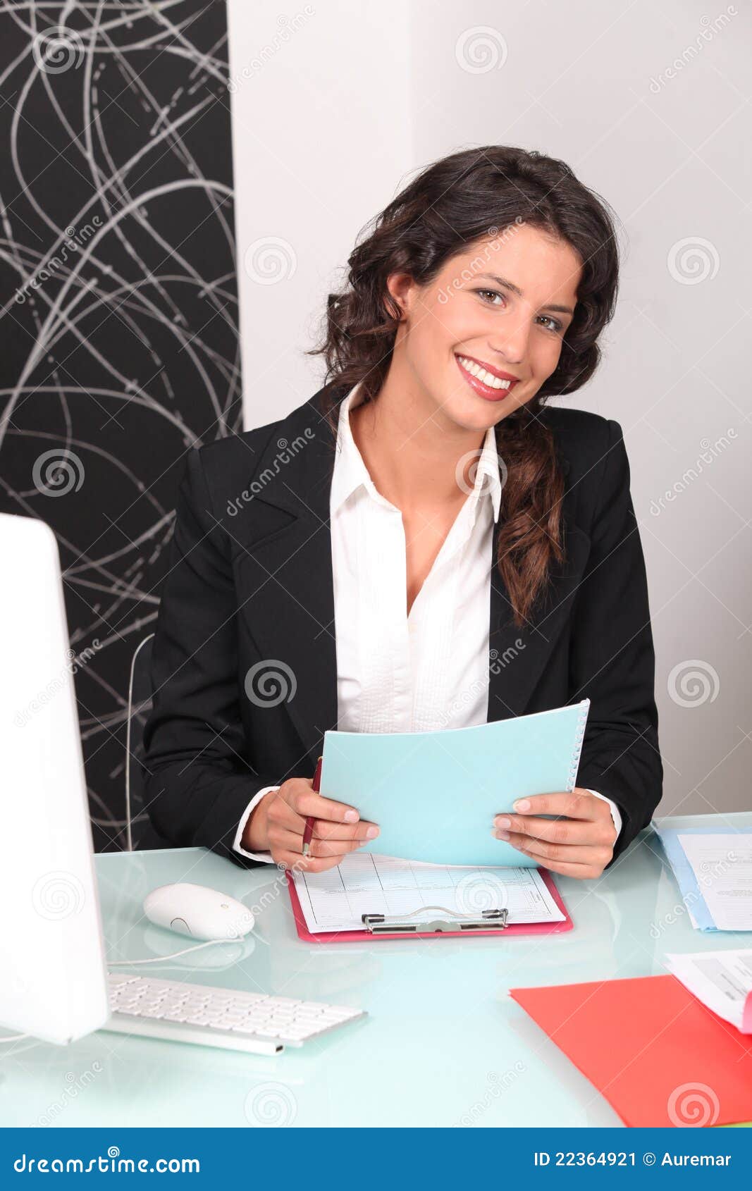 Woman in recruitment firm stock image. Image of interview - 22364921