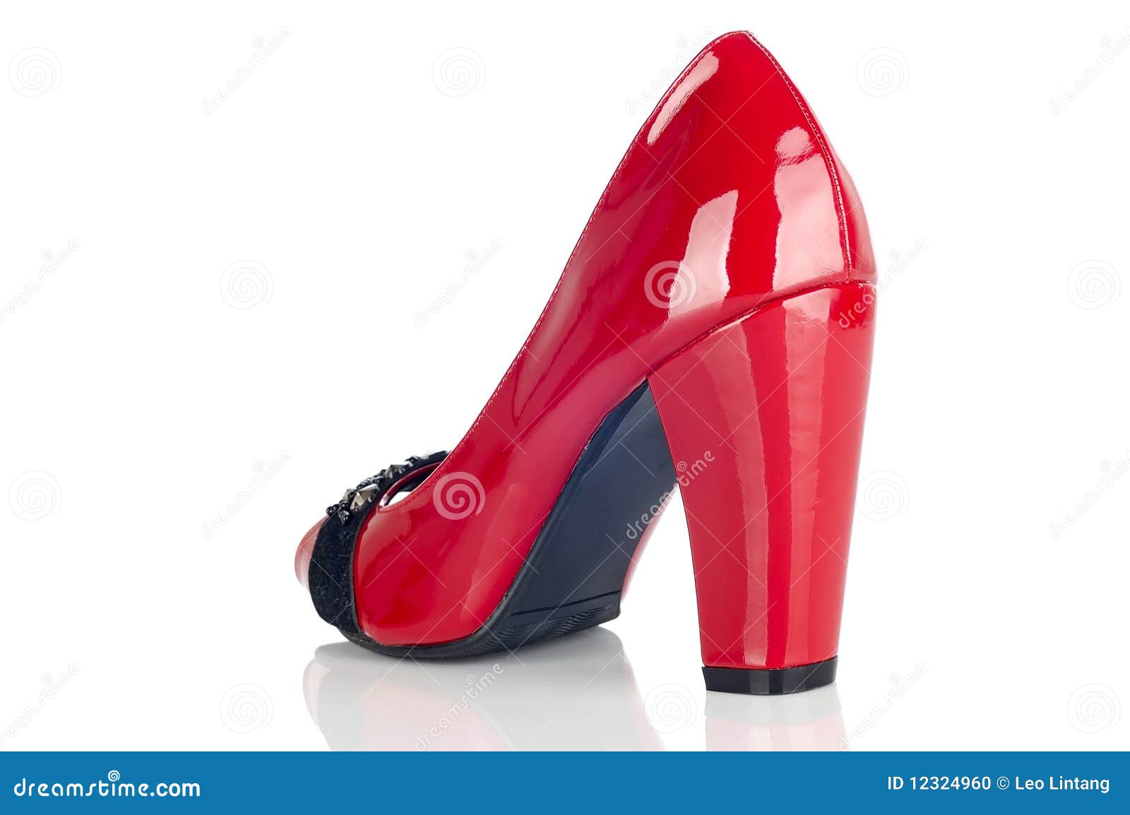 Woman Red Shoe stock photo. Image of footwear, classy - 12324960