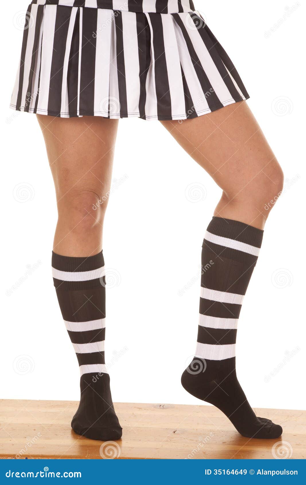 Woman Referee Legs One Side Stock Image - Image of lady, american: 35164649