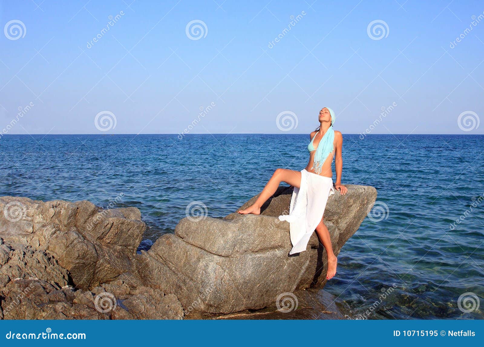 Woman Relaxing in the Afternoon Stock Image - Image of relief ...
