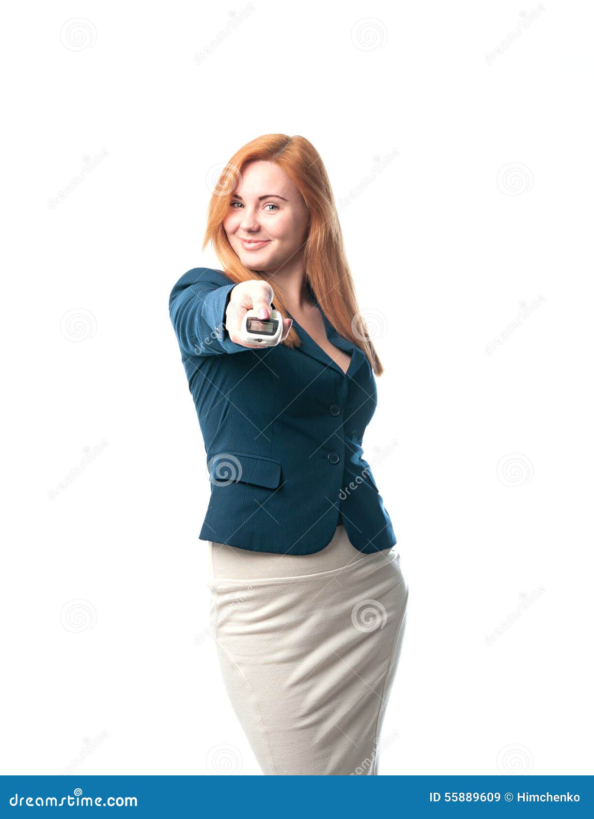 Woman remote controls stock image. Image of console, lifestyles - 55889609