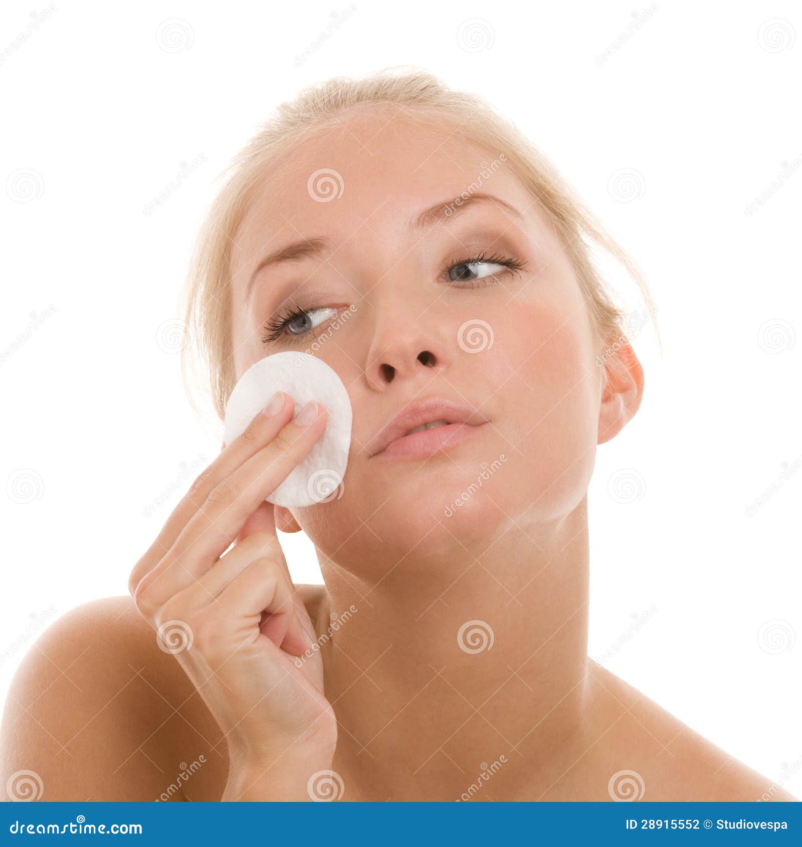 Removing Makeup From Face Stock Image | CartoonDealer.com #14820529
