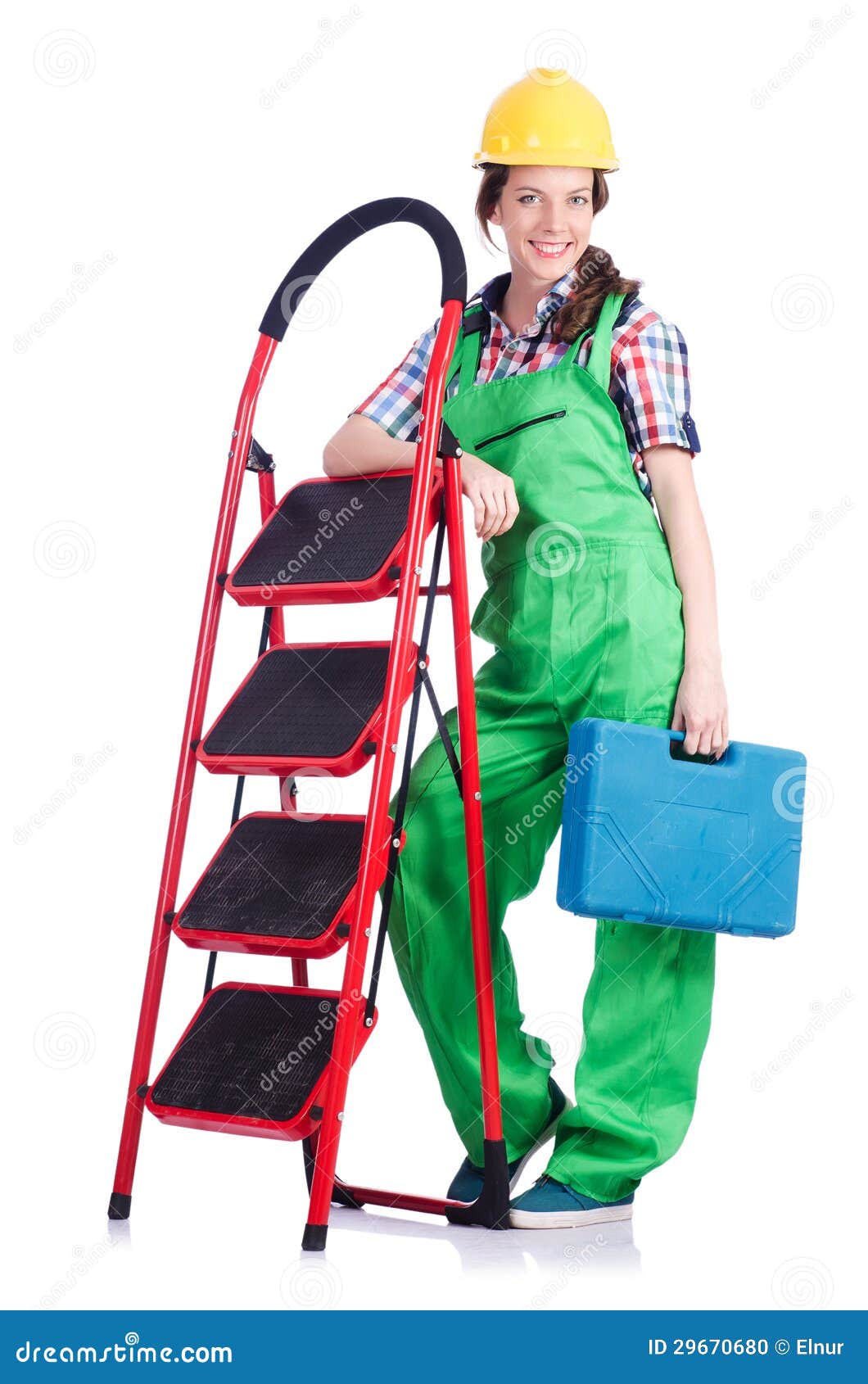 Woman repair worker stock photo. Image of tool, service - 29670680