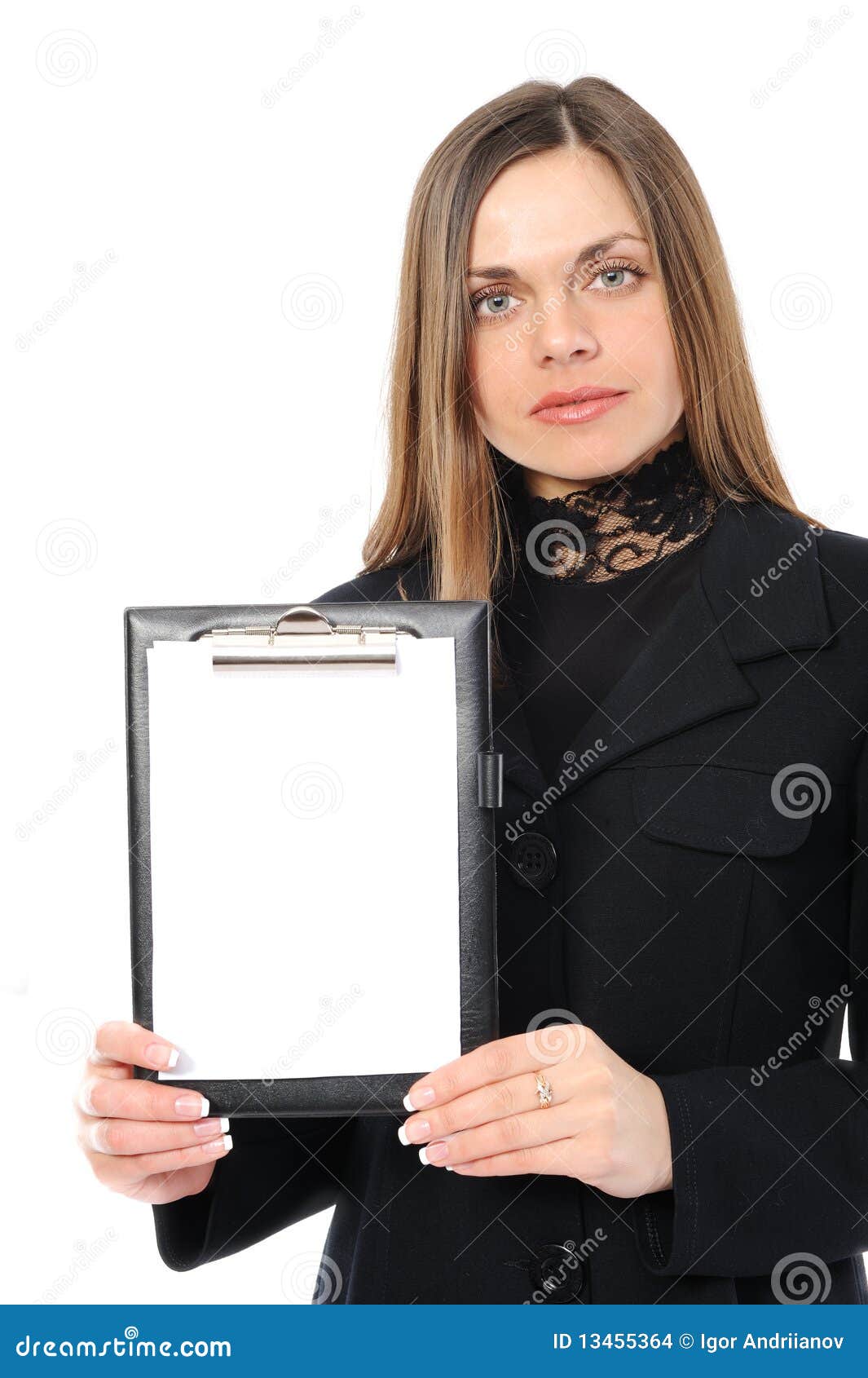 Woman Representing Something Stock Photo - Image of cute, people: 13455364