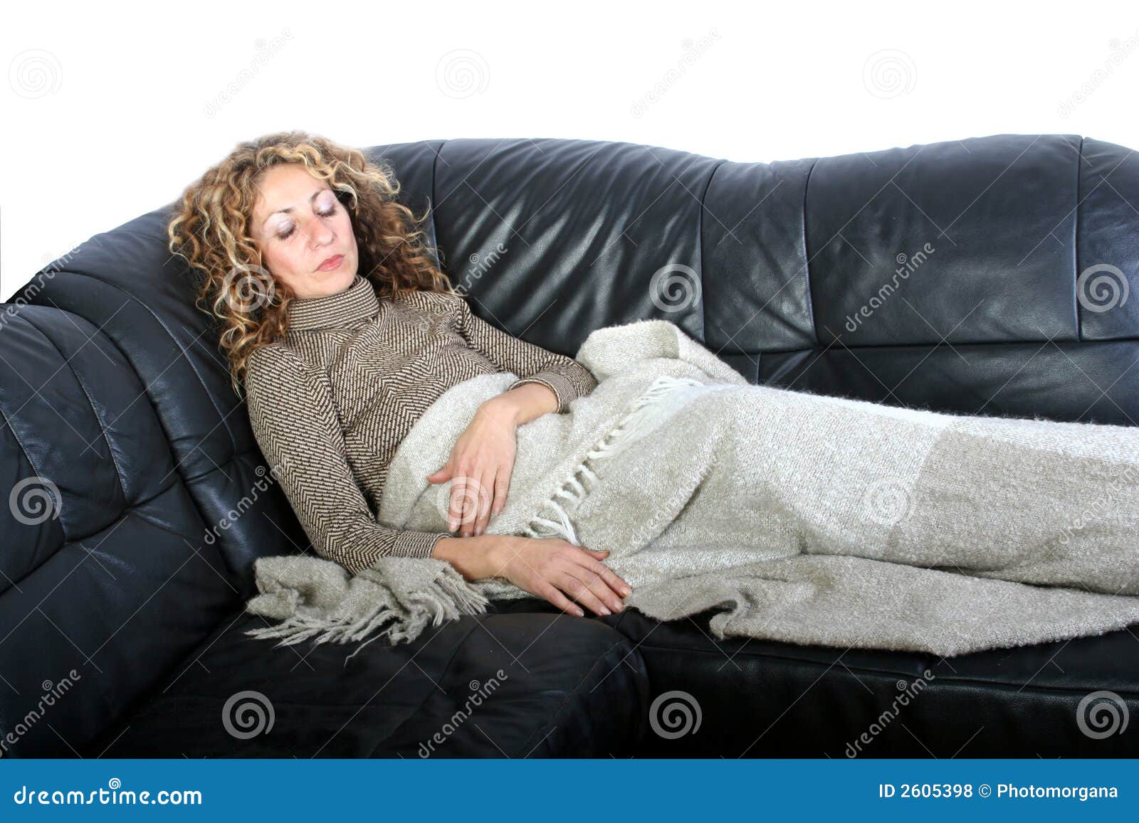 Woman resting stock photo. Image of adult, long, comfort - 2605398
