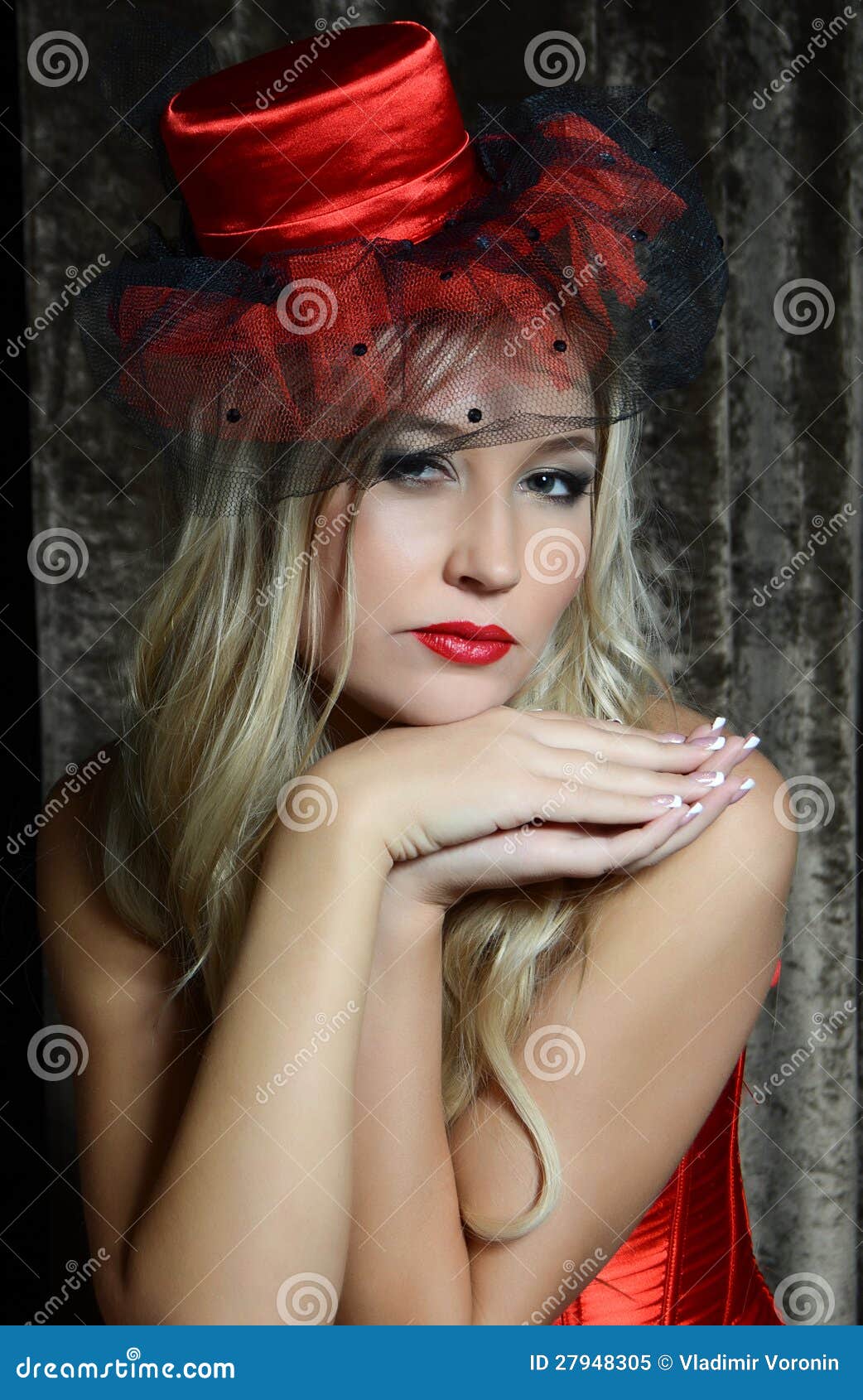 Woman In Retro Style Stock Image Image Of Beauty Luxury 27948305