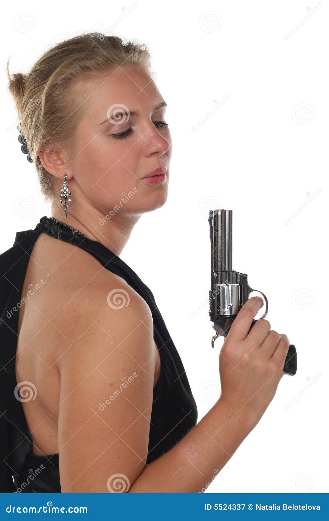 165 Blond Woman Revolver Stock Photos - Free & Royalty-Free Stock ...