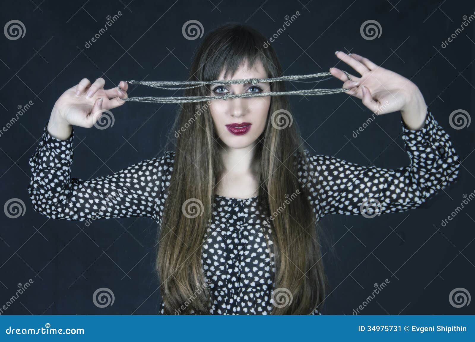The woman-riddle. stock image. Image of staight, womanly - 34975731