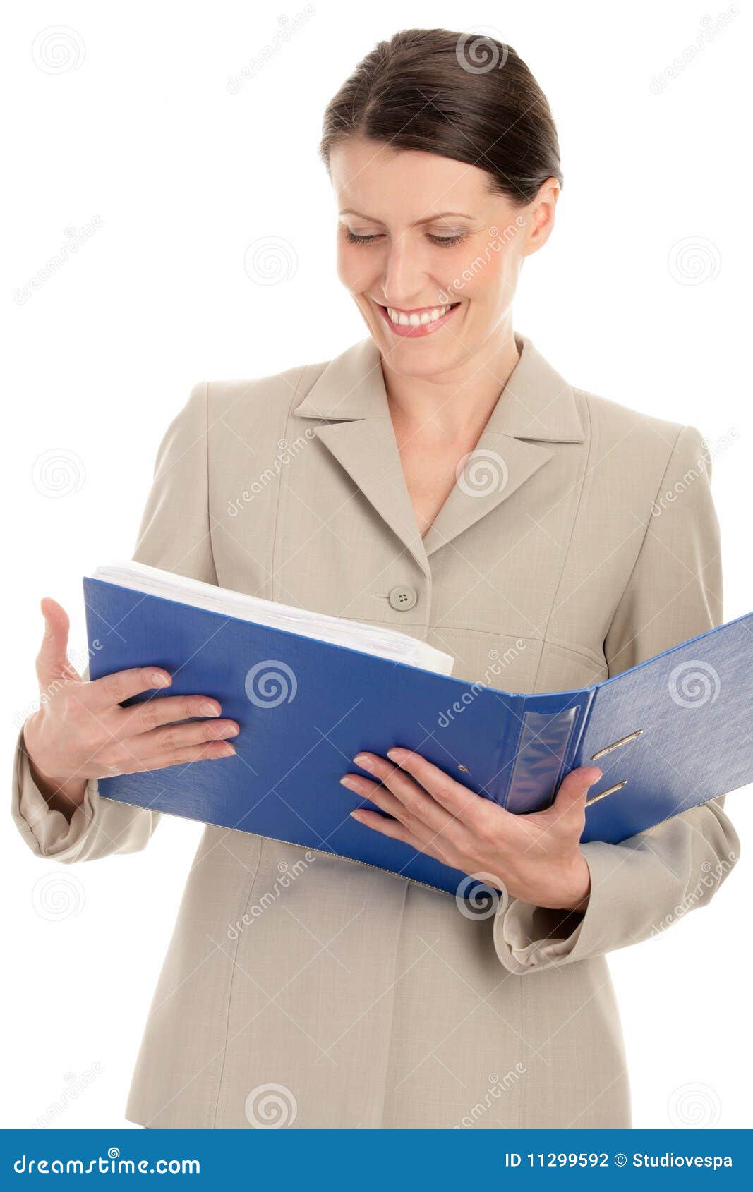 Woman Holding Ring Binders Stock Photos - Free & Royalty-Free Stock ...