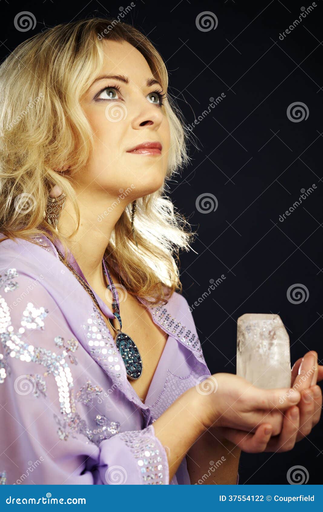 Woman in ritual stock photo. Image of blonde, life, style - 37554122