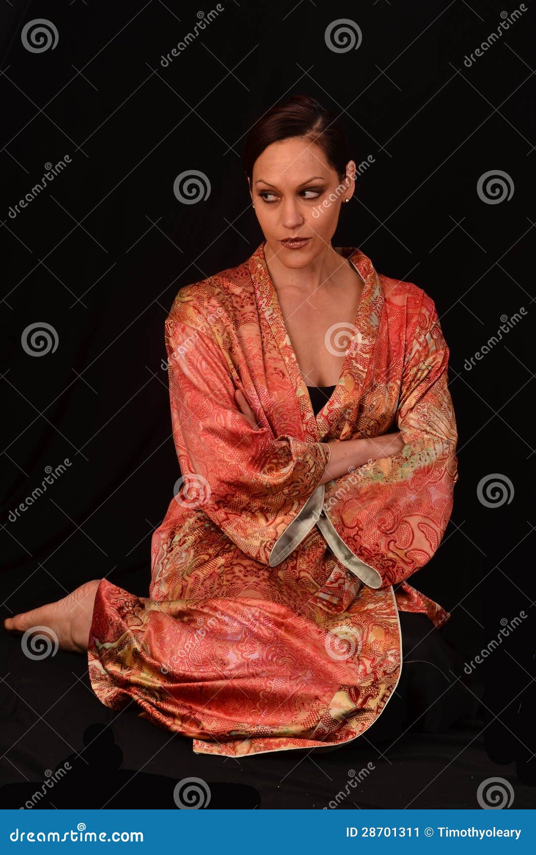 Woman in Robe stock image. Image of relaxation, sensuality - 28701311