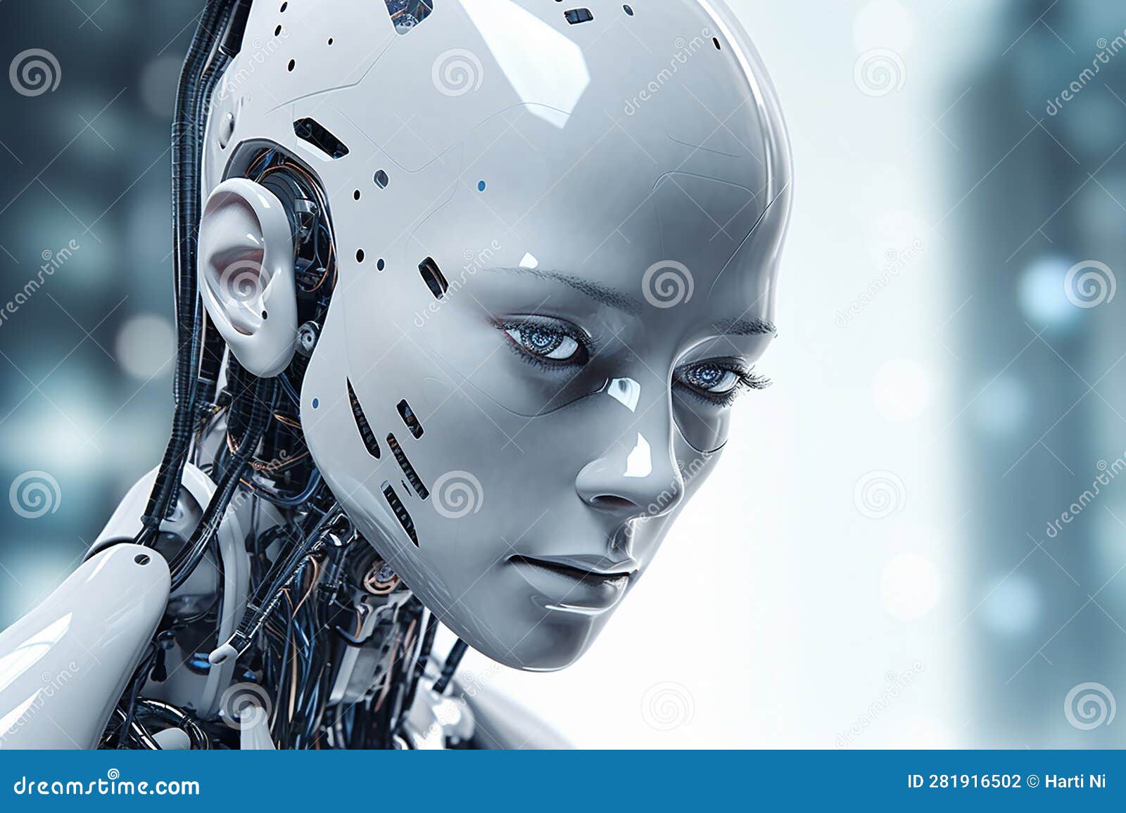 Woman Robot with Artificial Intelligence and Astounding Technological ...