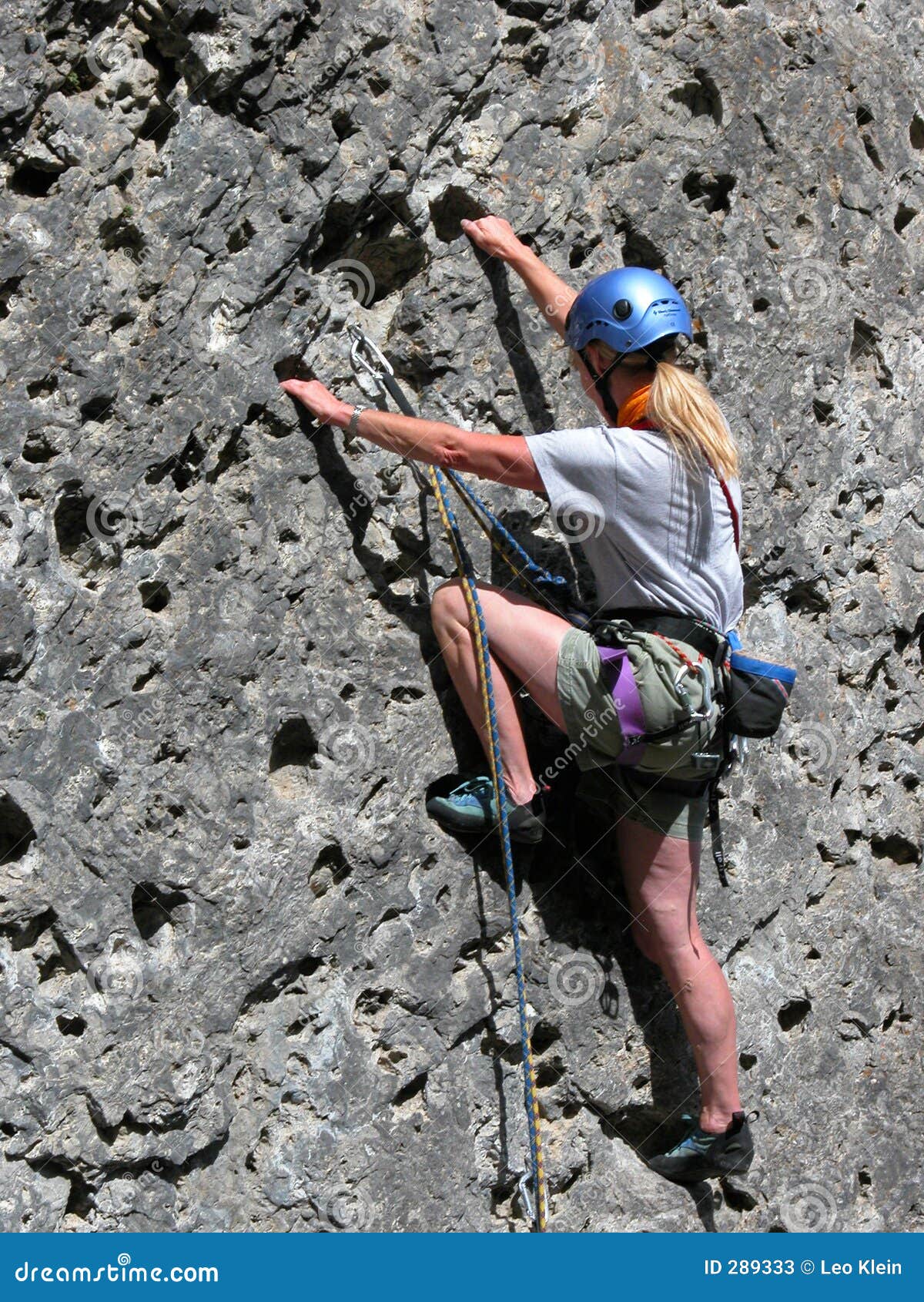 Woman rock climbing stock image. Image of sport, high, fitness - 289333