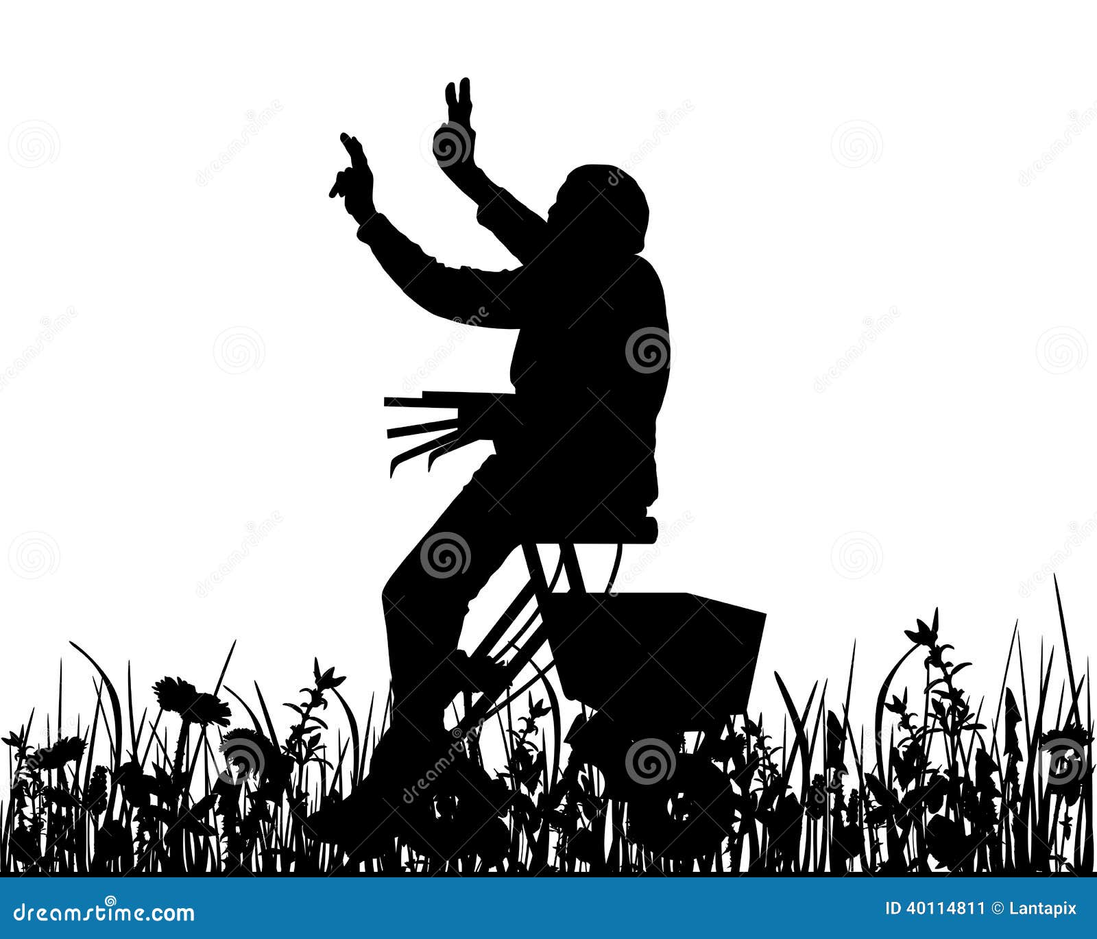 Woman With Rollator Cartoon Vector | CartoonDealer.com #39311937