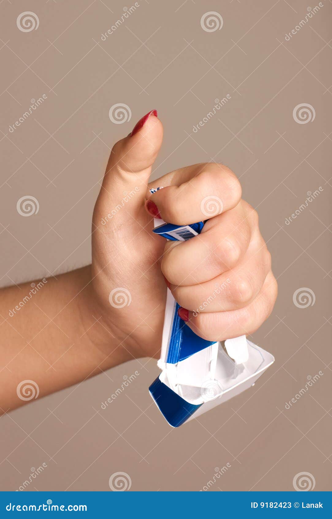 Woman Rumpling a Pack of Cigarettes Stock Image - Image of health ...