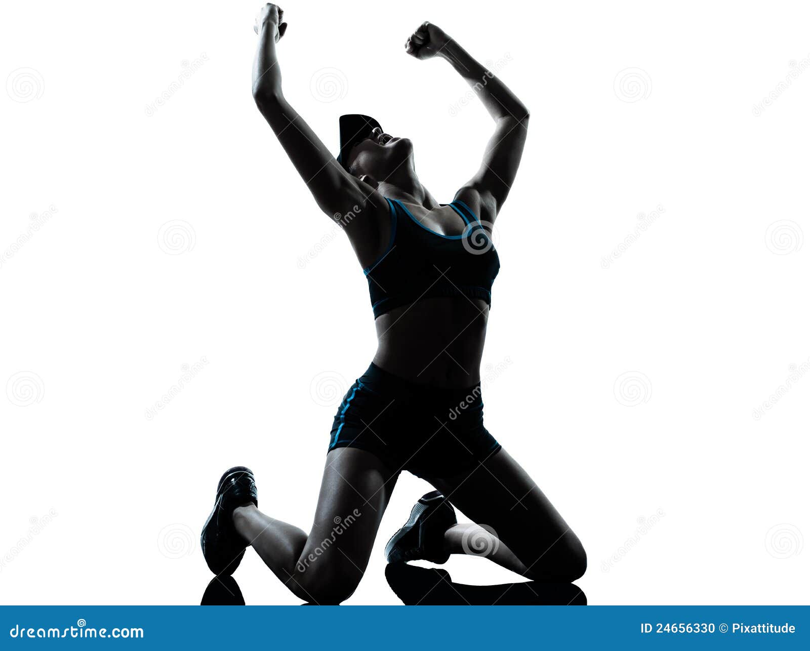 Victory Jogger Stock Photo | CartoonDealer.com #150643590