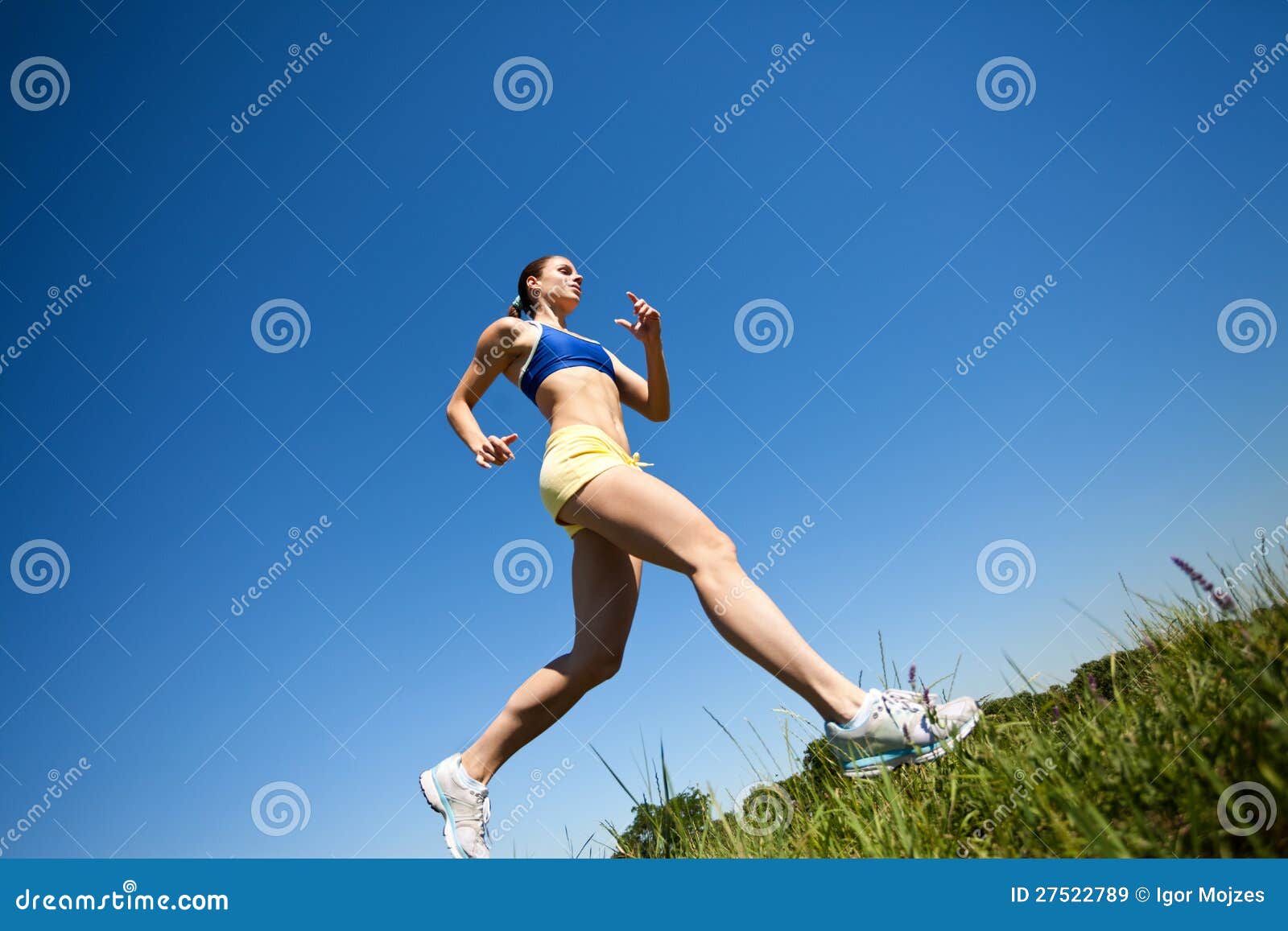 Woman running stock image. Image of jogging, athlete - 27522789
