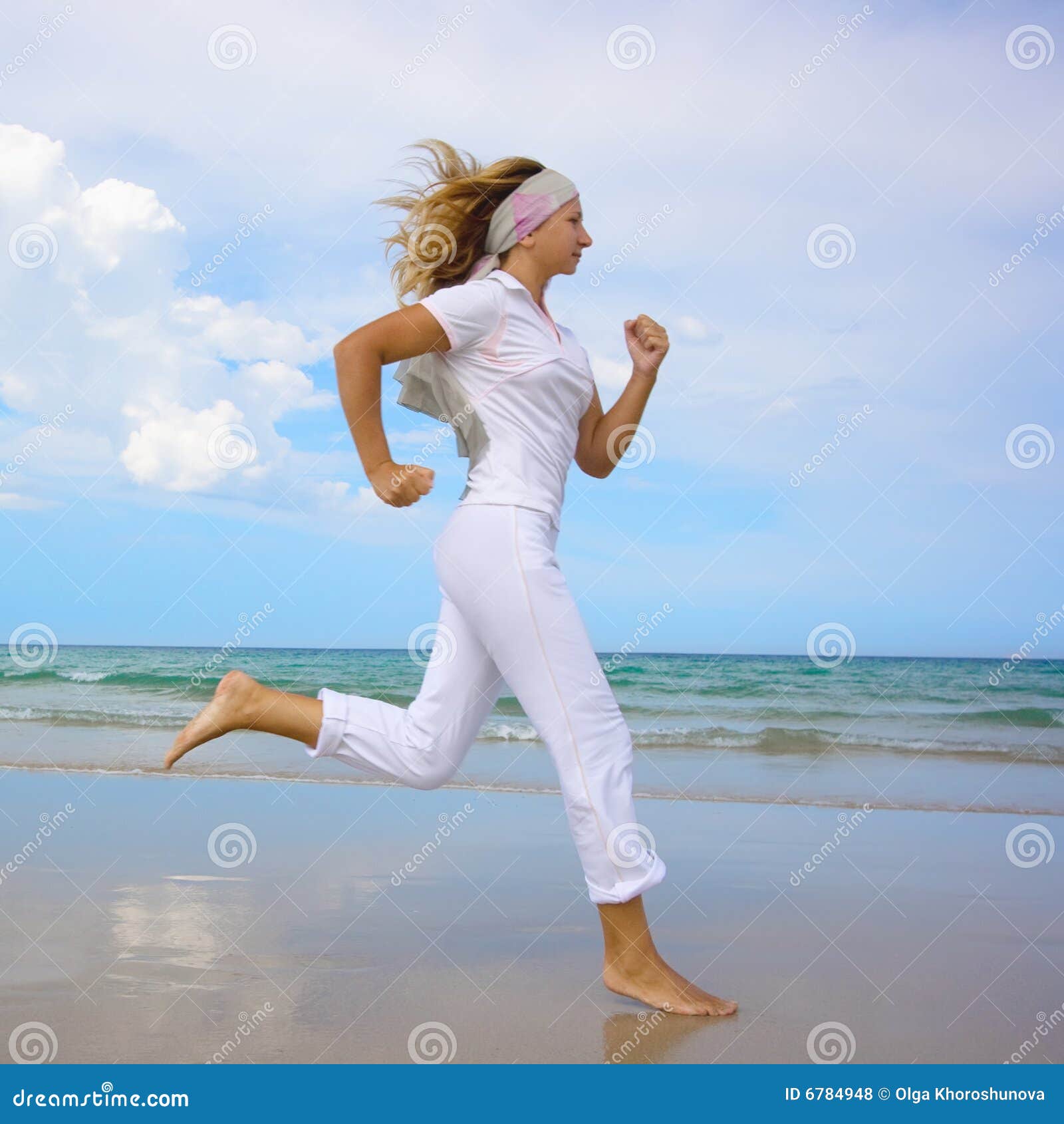 Woman running stock photo. Image of leisure, harmony, concepts - 6784948