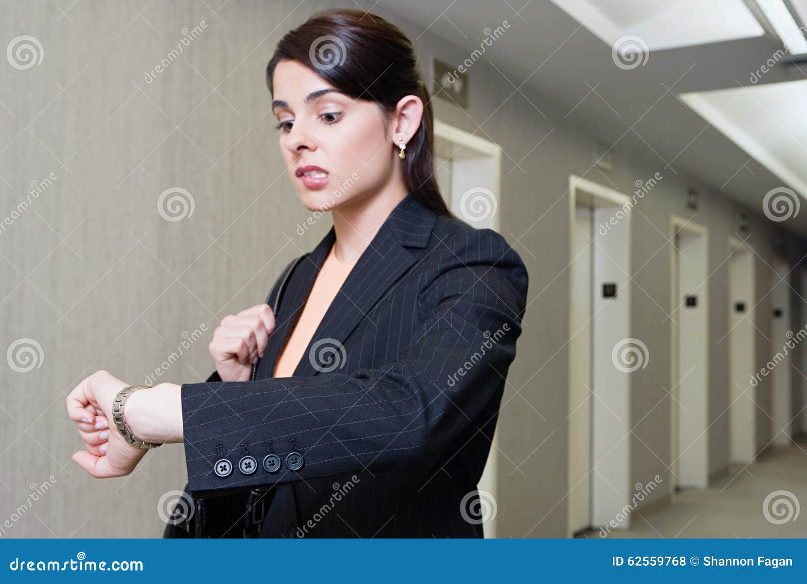 Woman running late stock photo. Image of missing, employment - 62559768