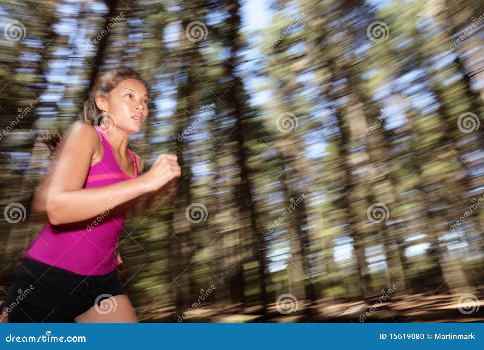 Woman running at speed stock photo. Image of exercise - 15619080