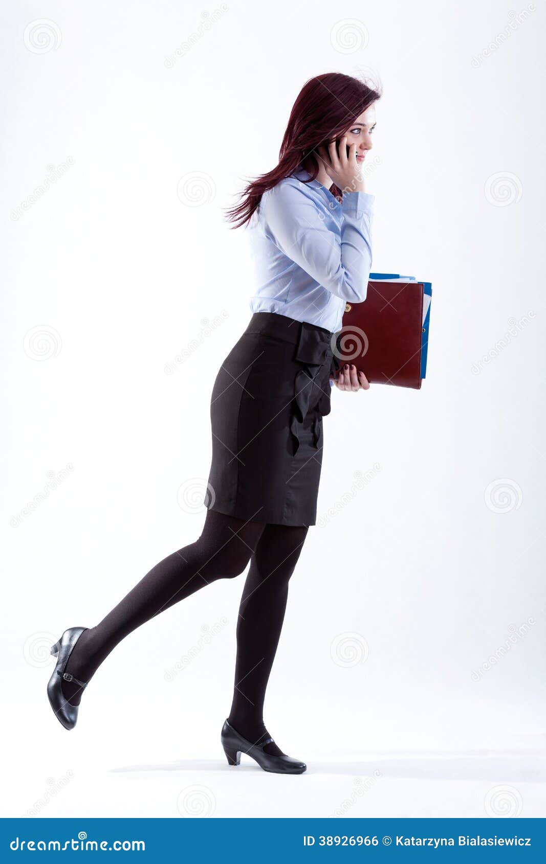 Woman in rush. stock photo. Image of high, lifestyle - 38926966