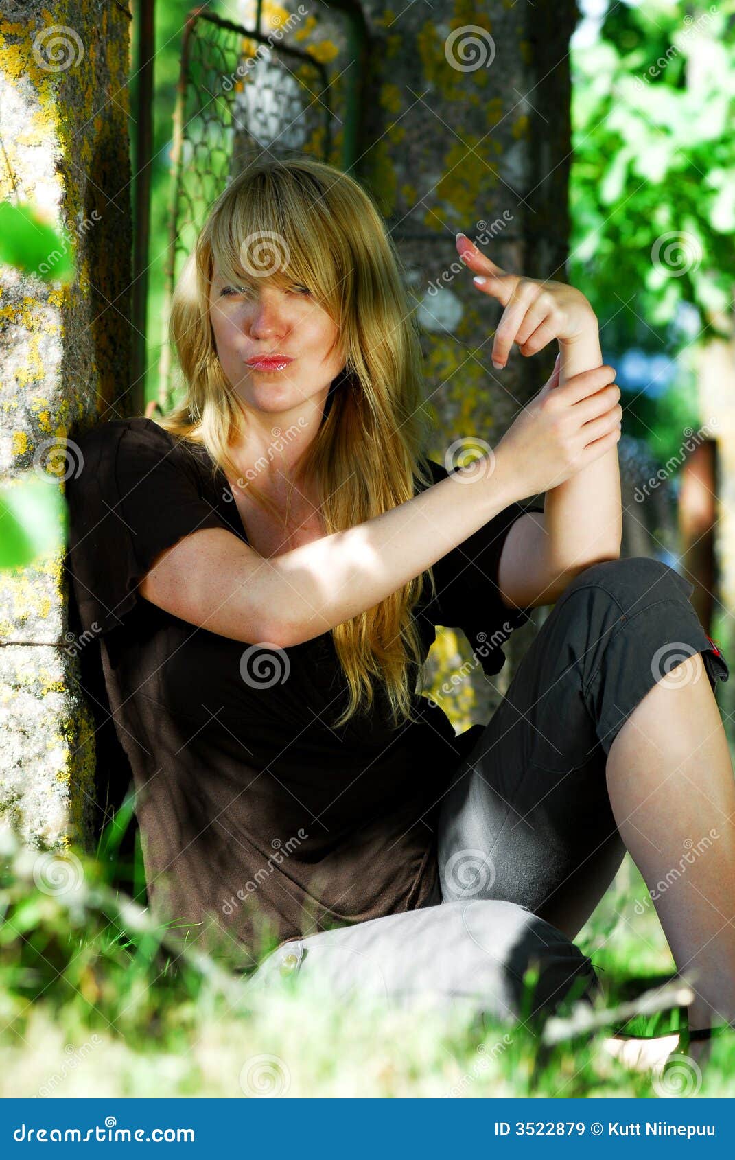 Woman s Attitude stock image. Image of charming, amusing - 3522879