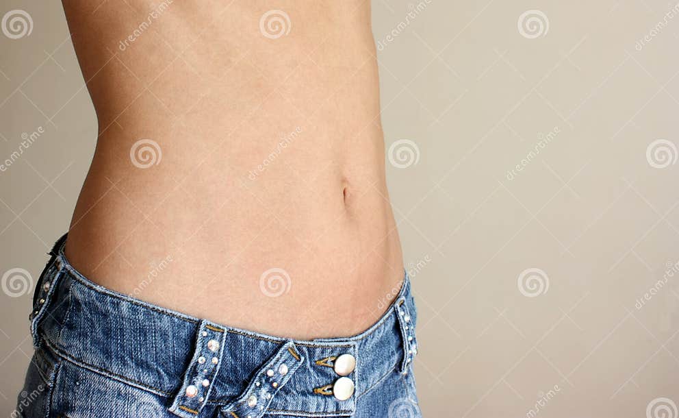 Woman`s belly button stock photo. Image of stomach, belly - 10349854