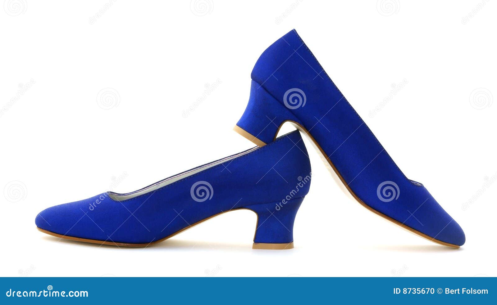 Woman s blue shoes stock photo. Image of stylish, pumps - 8735670