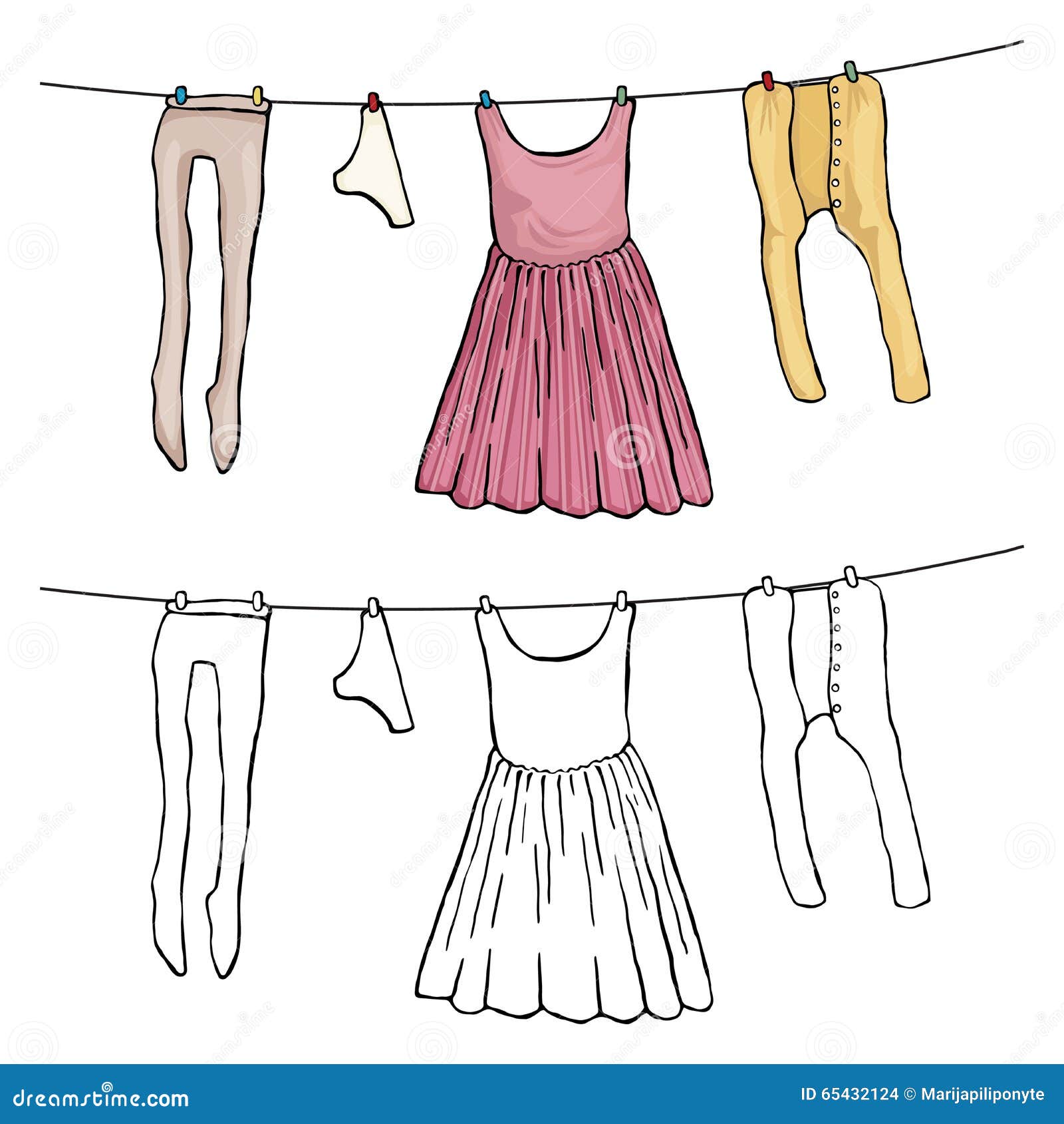 Clothing Drying Stock Illustrations – 4,219 Clothing Drying Stock ...