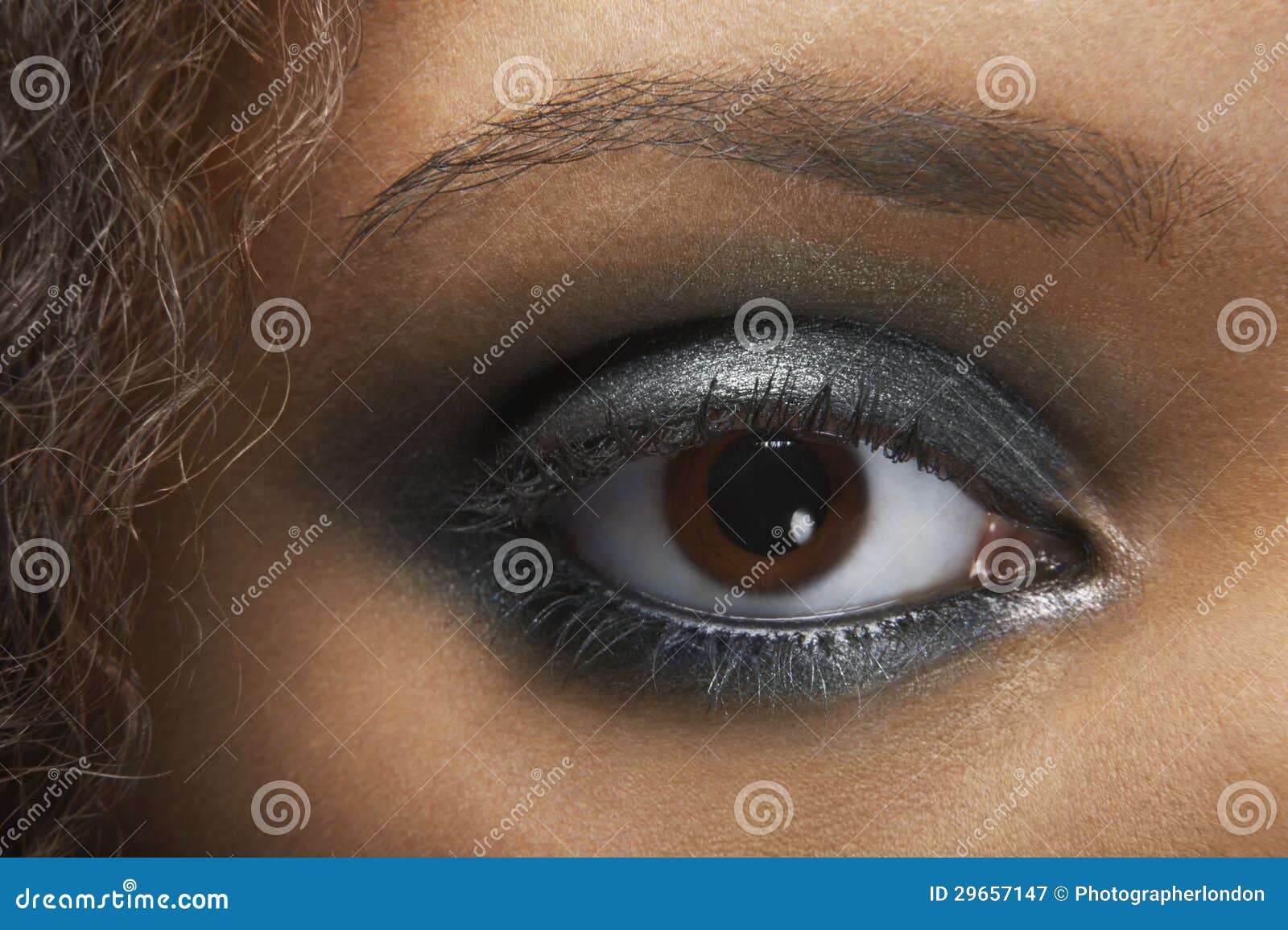 Man In Shadow Stare Human Skull That Hold In Hand Royalty-Free Stock ...