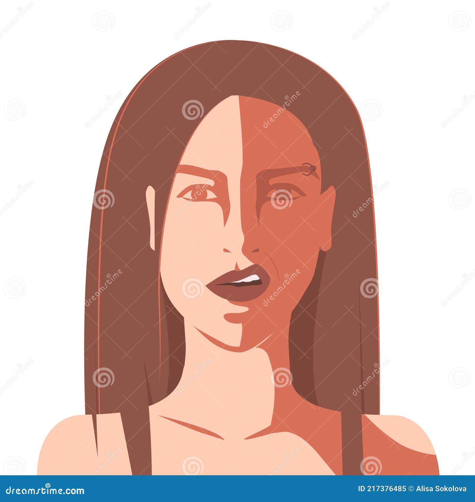 The Woman S Face Expresses Contempt, Disgust and Distrust of Anything ...