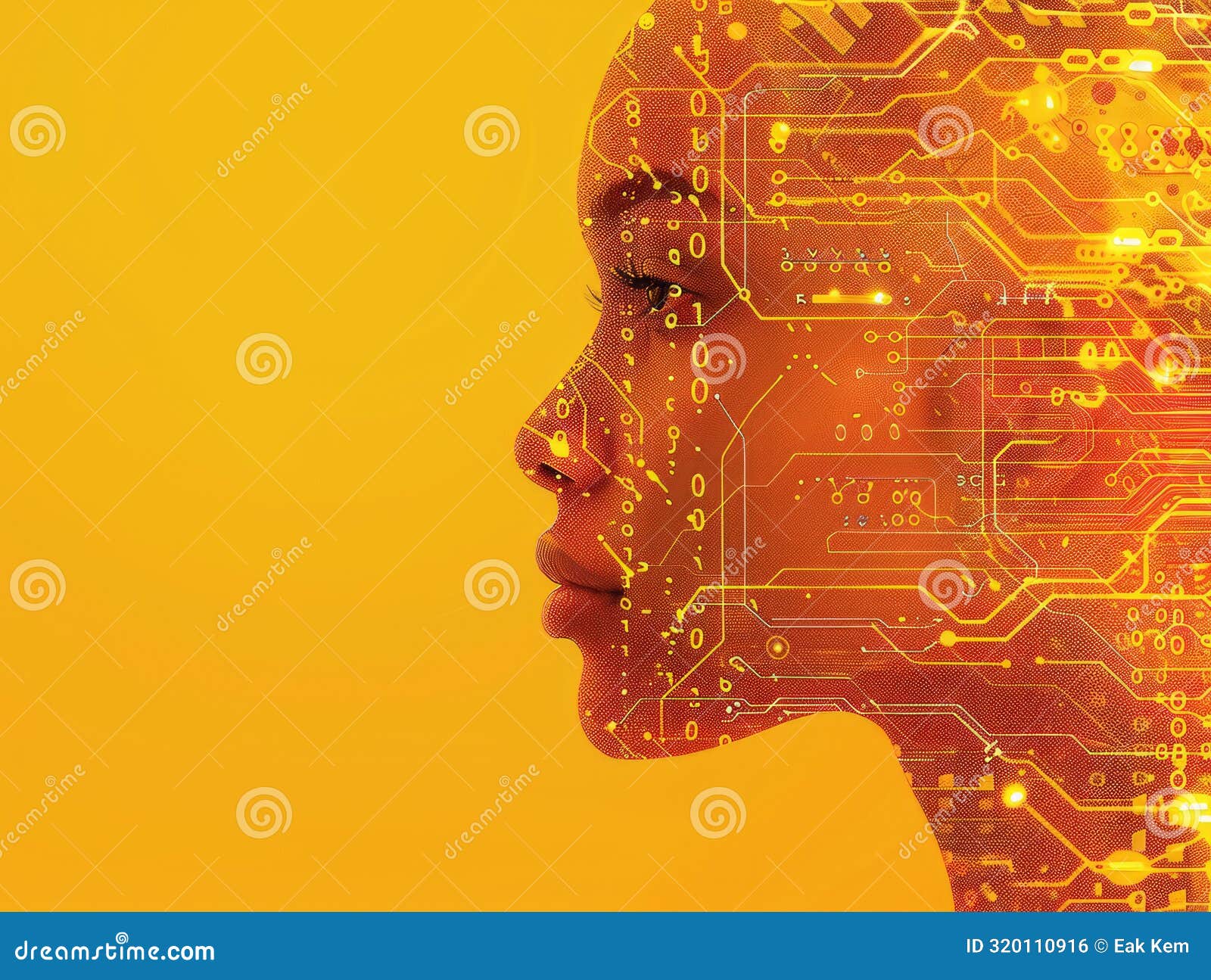 Humanization Artificial Intelligence Cartoon Vector | CartoonDealer.com ...