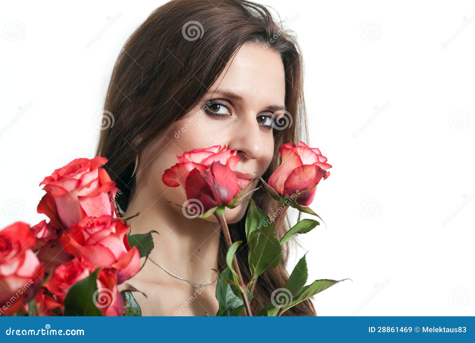 Woman s face and roses stock image. Image of people, face - 28861469