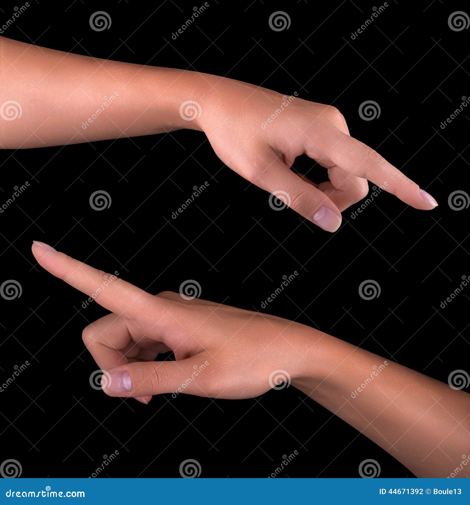 Finger Pointing At A Date On A Calendar, With The Word Annual Leave ...