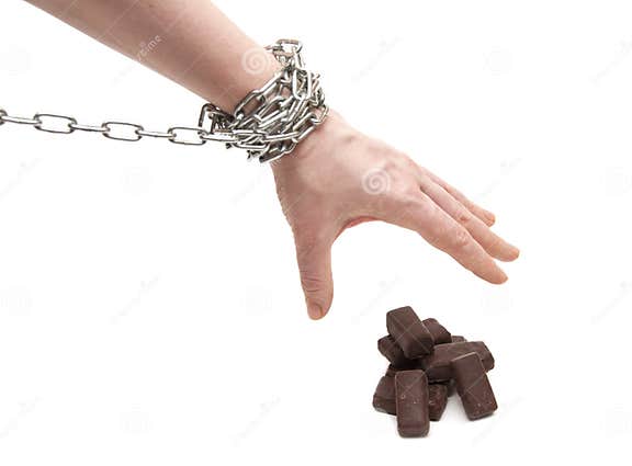 Woman s hand in chains stock photo. Image of hand, reach - 17519944