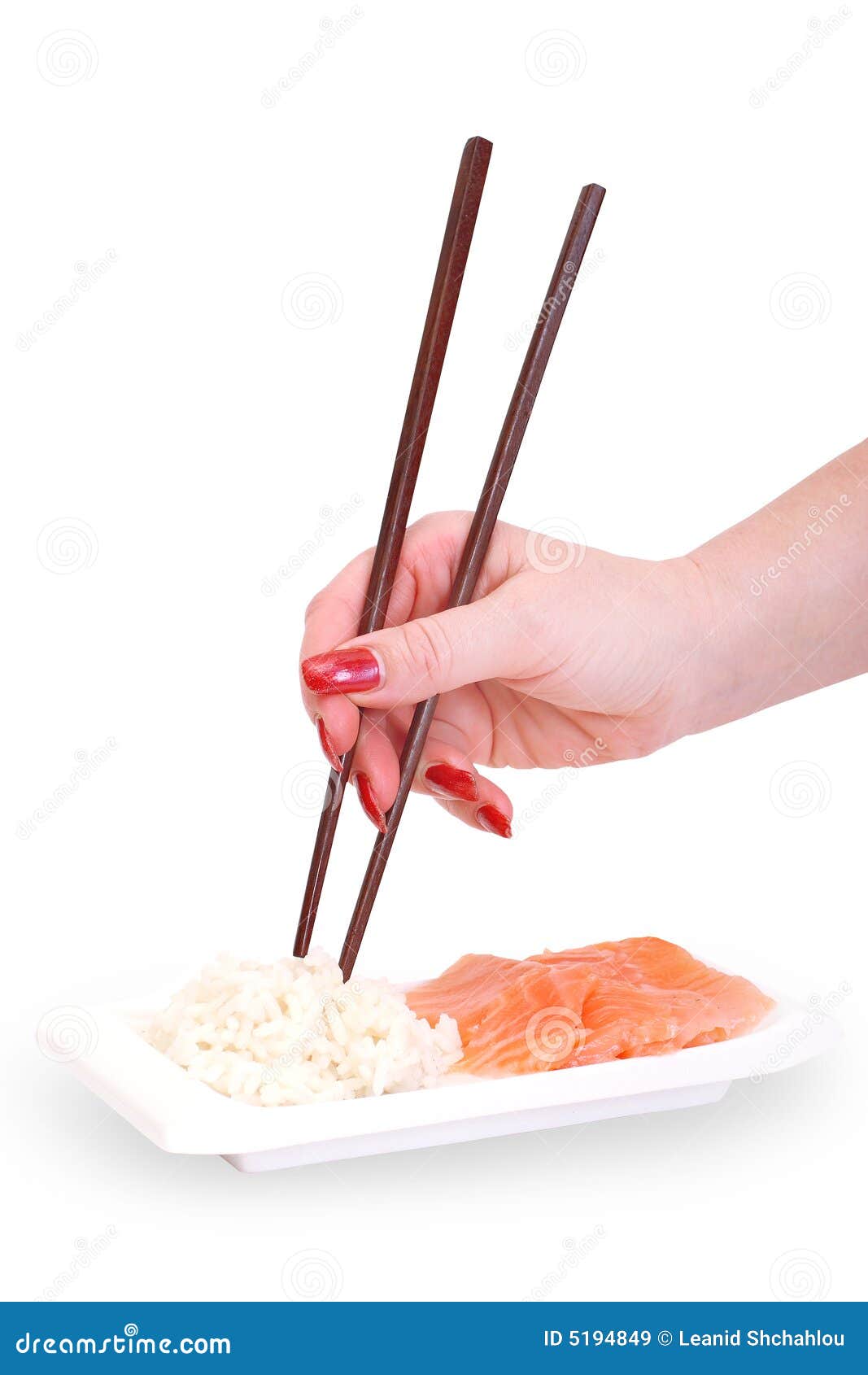 Woman S Hand with Chopsticks Stock Image - Image of asian, snack: 5194849