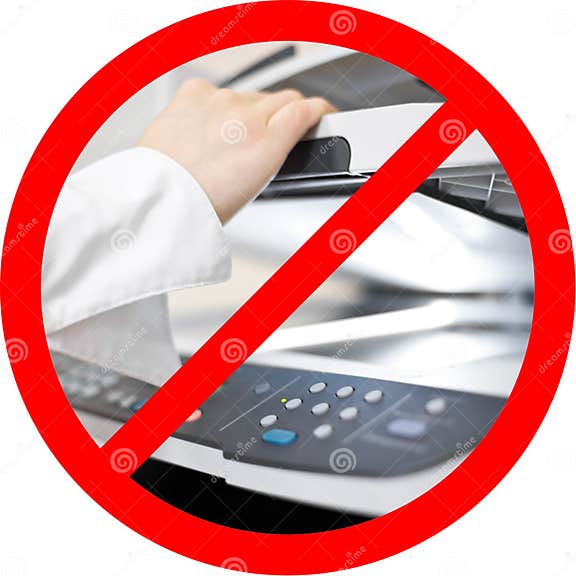 Woman s hand with copier stock photo. Image of scanner - 32563324