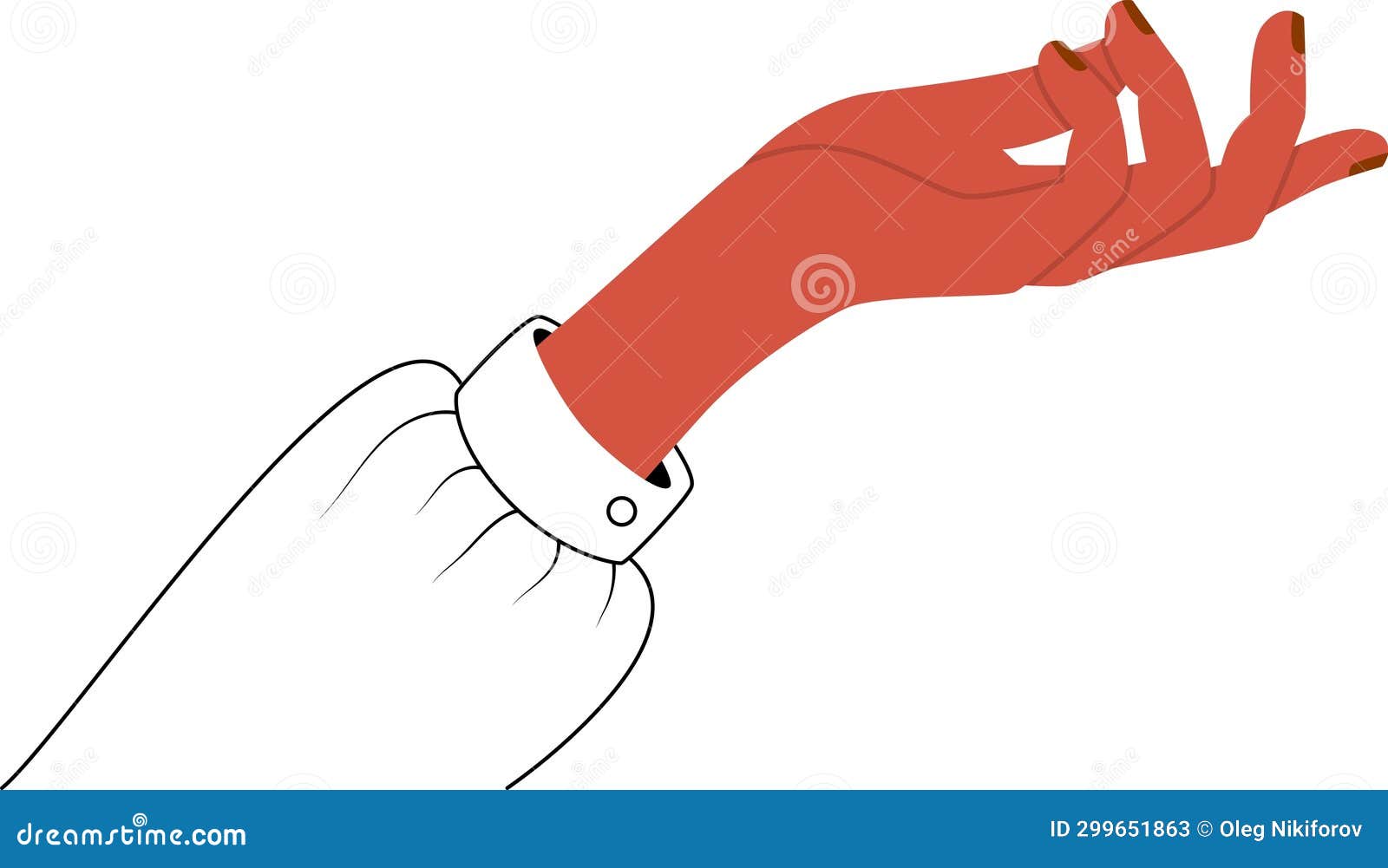 Woman S Hand Icon Vector Illustration. Elegant Hand Design Elements ...