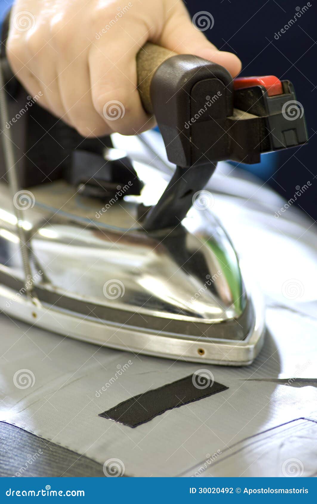 Professional ironing stock photo. Image of silver, work - 30020492